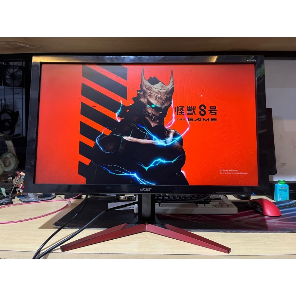 Jual MONITOR GAMING ACER KG241Q S 0,5ms 165hz 24'' 2ND | Shopee Indonesia