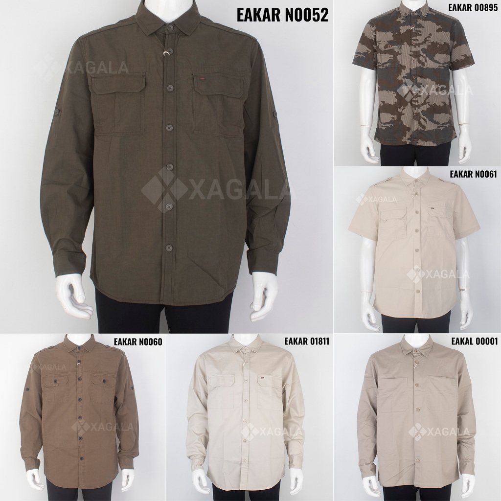 Jual Kemeja Pria Cardinal BAJU PRIA DEWASA Army EAKAR 6 | Shopee Indonesia