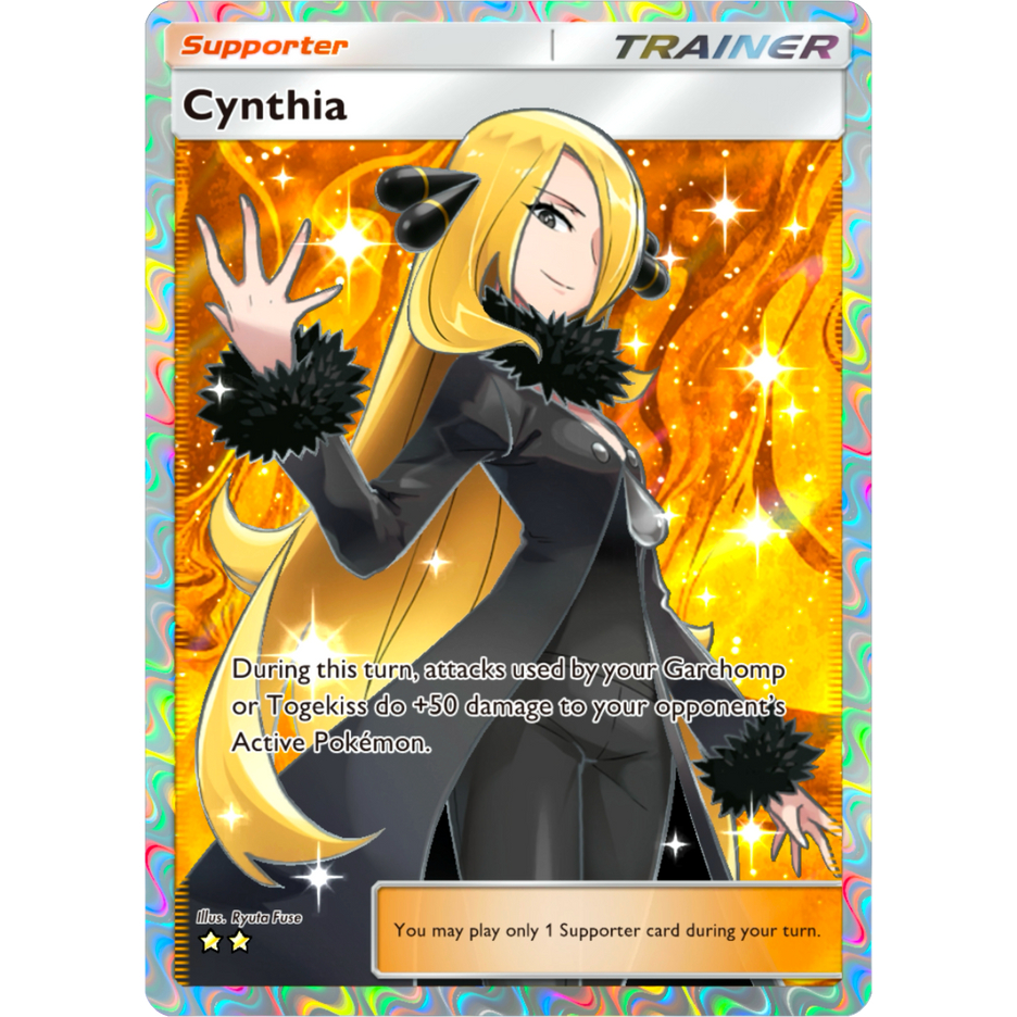 Jual Cynthia Trainer Full Art 2 Star | Pokemon TCG Pocket 2 Star Trade ...