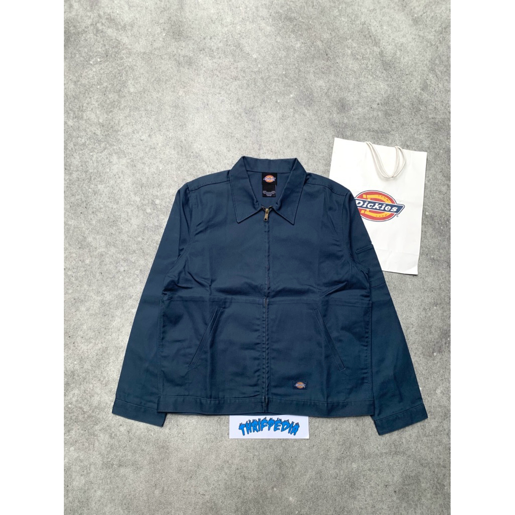 Jual Dickies Eisenhower unlined Work jacket Air force blue | Shopee ...