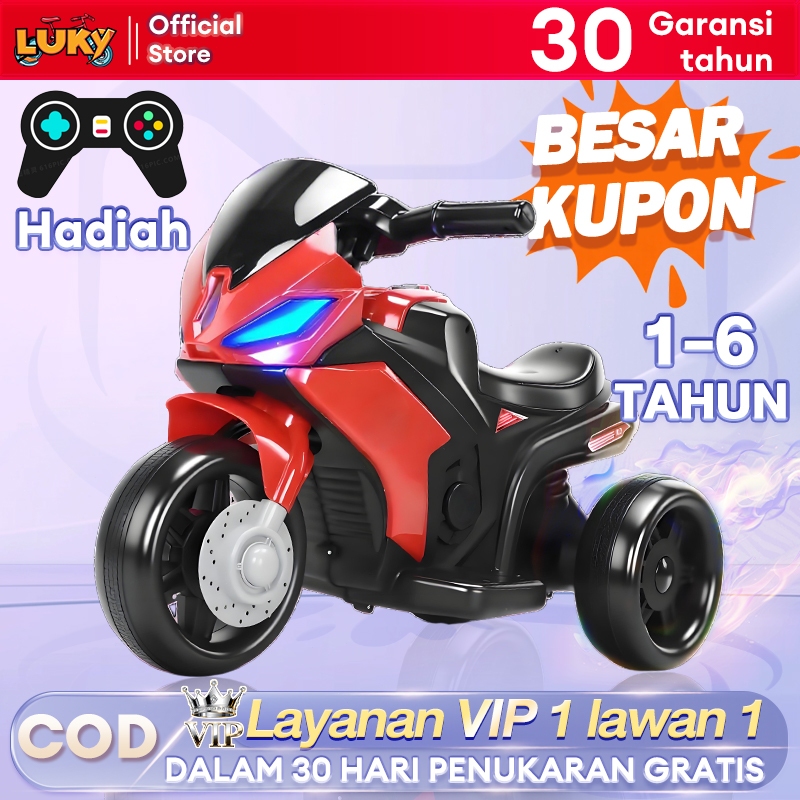 Jual LUKY Mobil Listrik Anak Tampilan Keren Remote Control + Musik ...