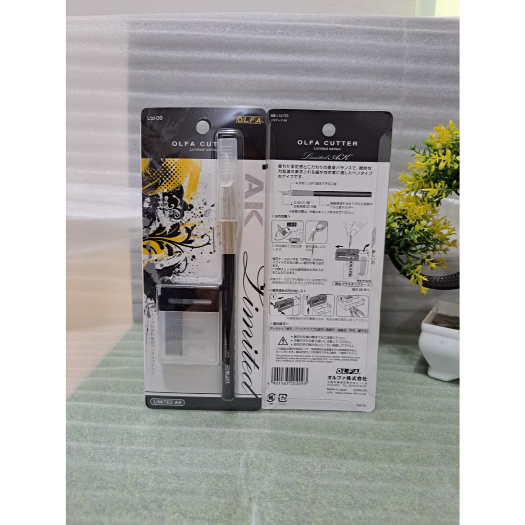 Jual OLFA LTD-9 Cutter Pen Grafik Seni Limited Art Knife with 25 blades ...