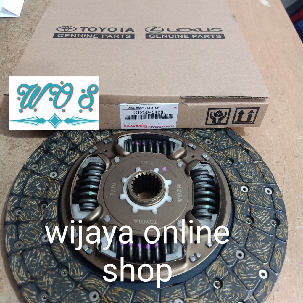 Jual kampas kopling atau clutch disc hilux revo 31250-0K281 | Shopee ...