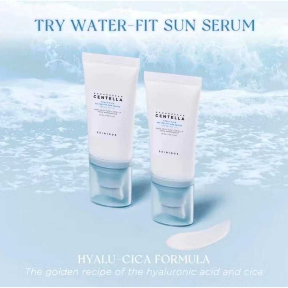 Jual [50ml] SKIN1004 Madagascar Centella Hyalu-Cica Water Fit Sun Serum ...
