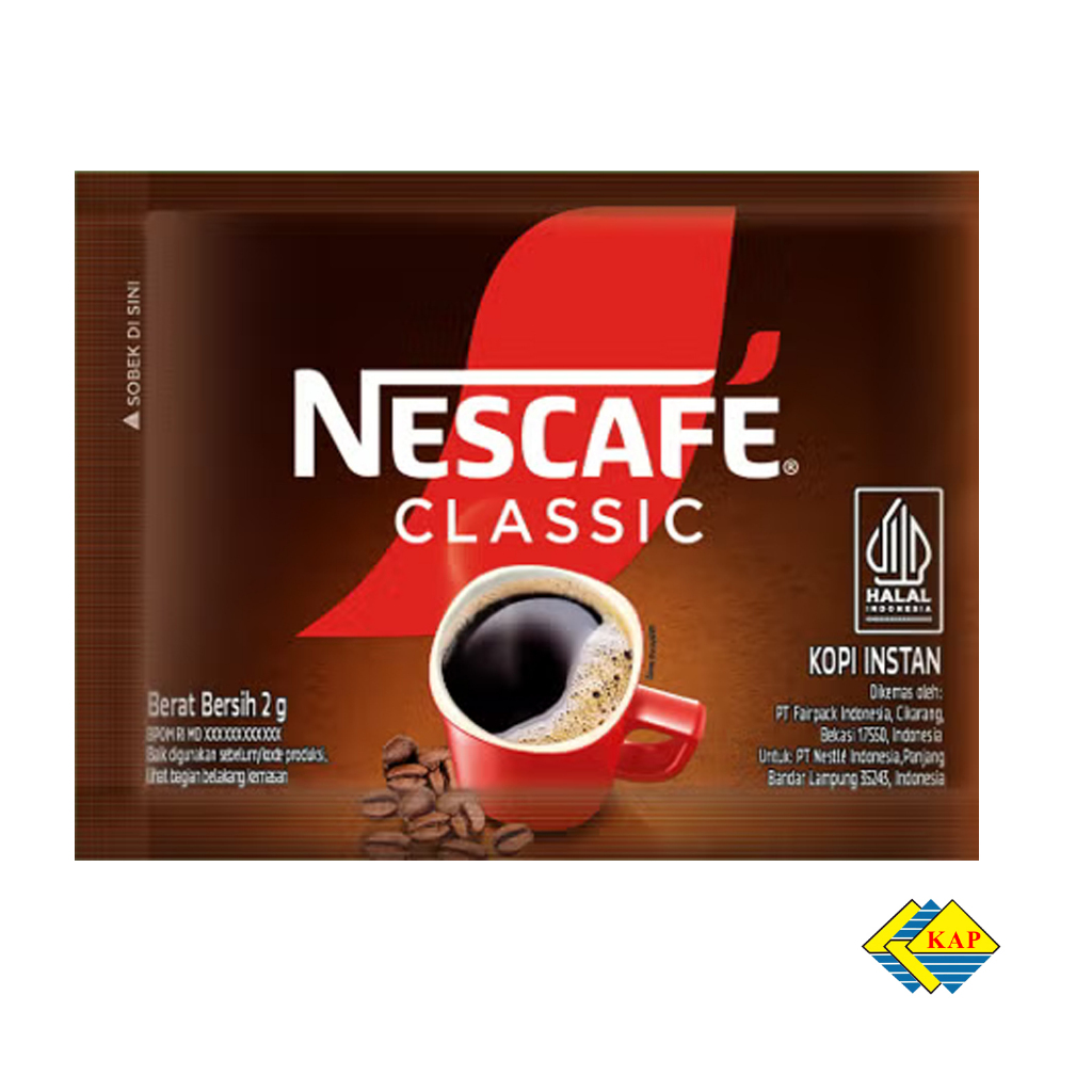 Jual Nescafe Classic 2gr per 10 sachet/ kopi hitam/ nescafe classic 2 ...