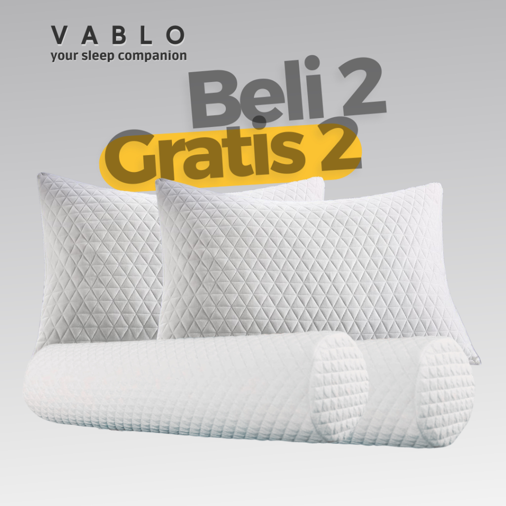 Jual PROMO bantal Vablo memory foam Buy 2 Get 2 - Wool Knitting - beli ...