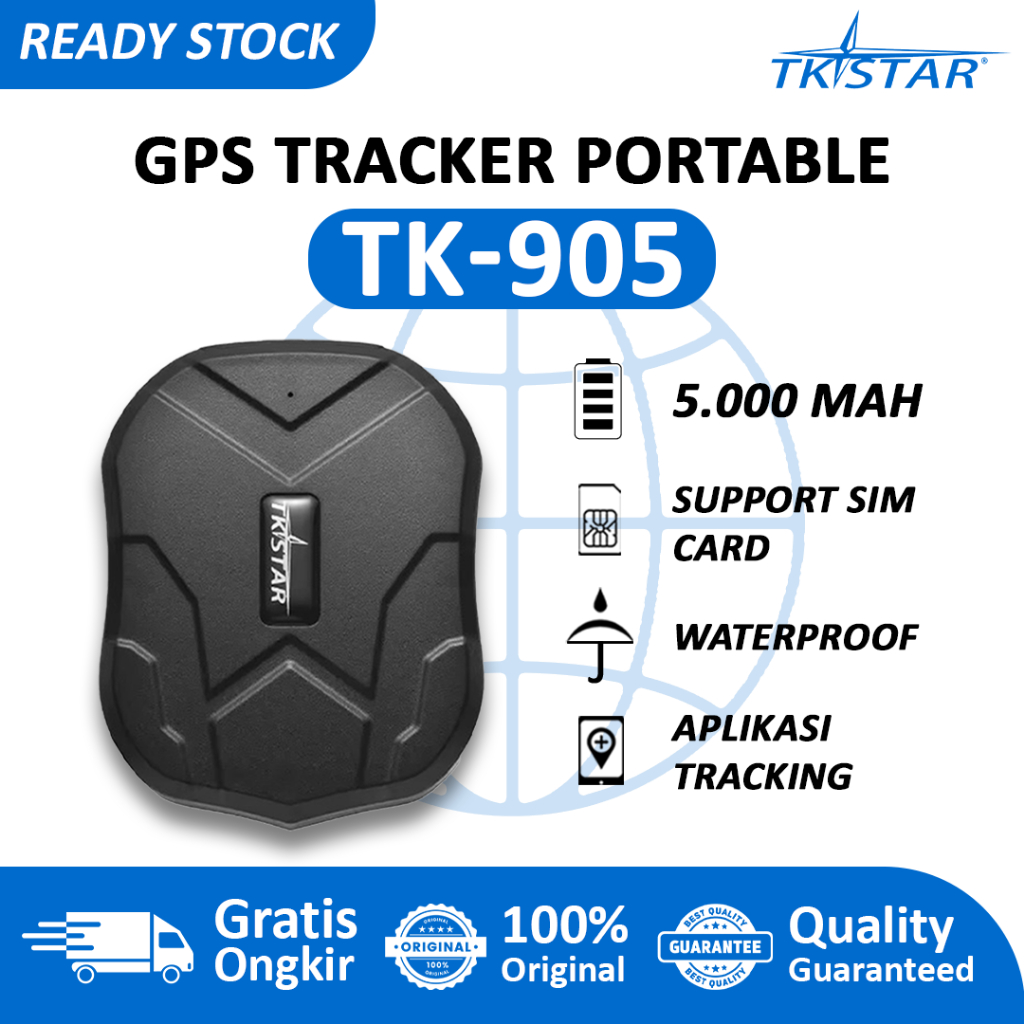 Jual GPS TRACKER TK 905 ORIGINAL PORTABLE MOBIL MOTOR TRUK MATIKAN ...