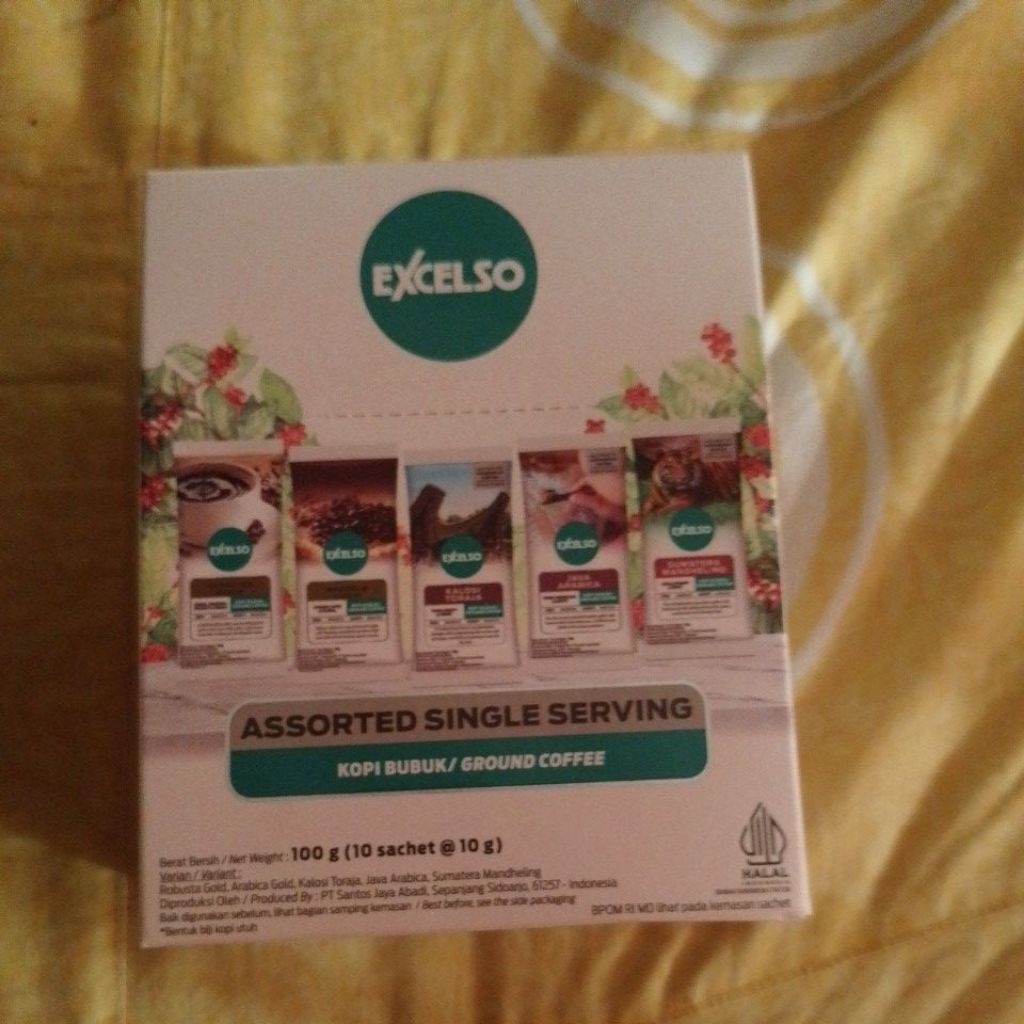 Jual Kopi bubuk excelso 100gr (10 sachet @10gr) | Shopee Indonesia