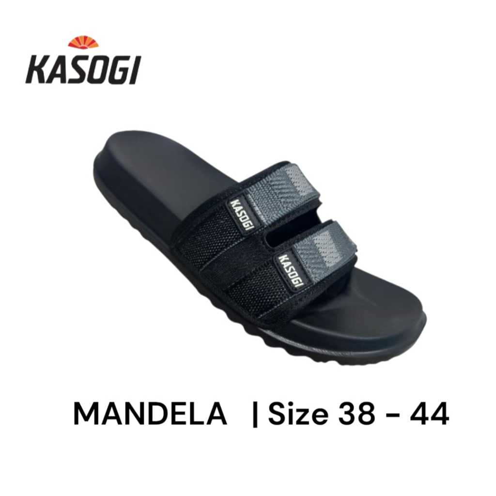 Jual Sandal Kasogi Pria Mandela Dewasa Unisex selop Pylon Mandela ...