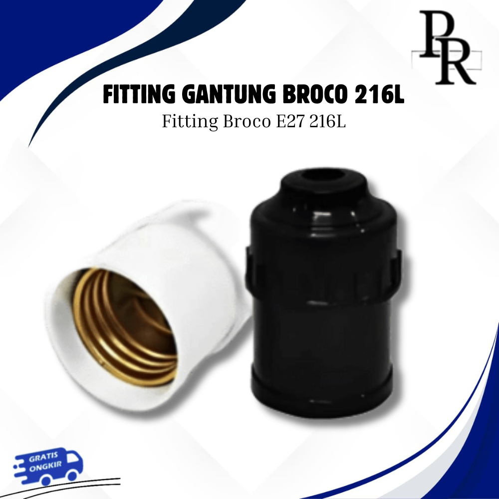 Jual FITTING GANTUNG BROCO / FITTING LISTRIK BROCO 216L E27 | Shopee ...