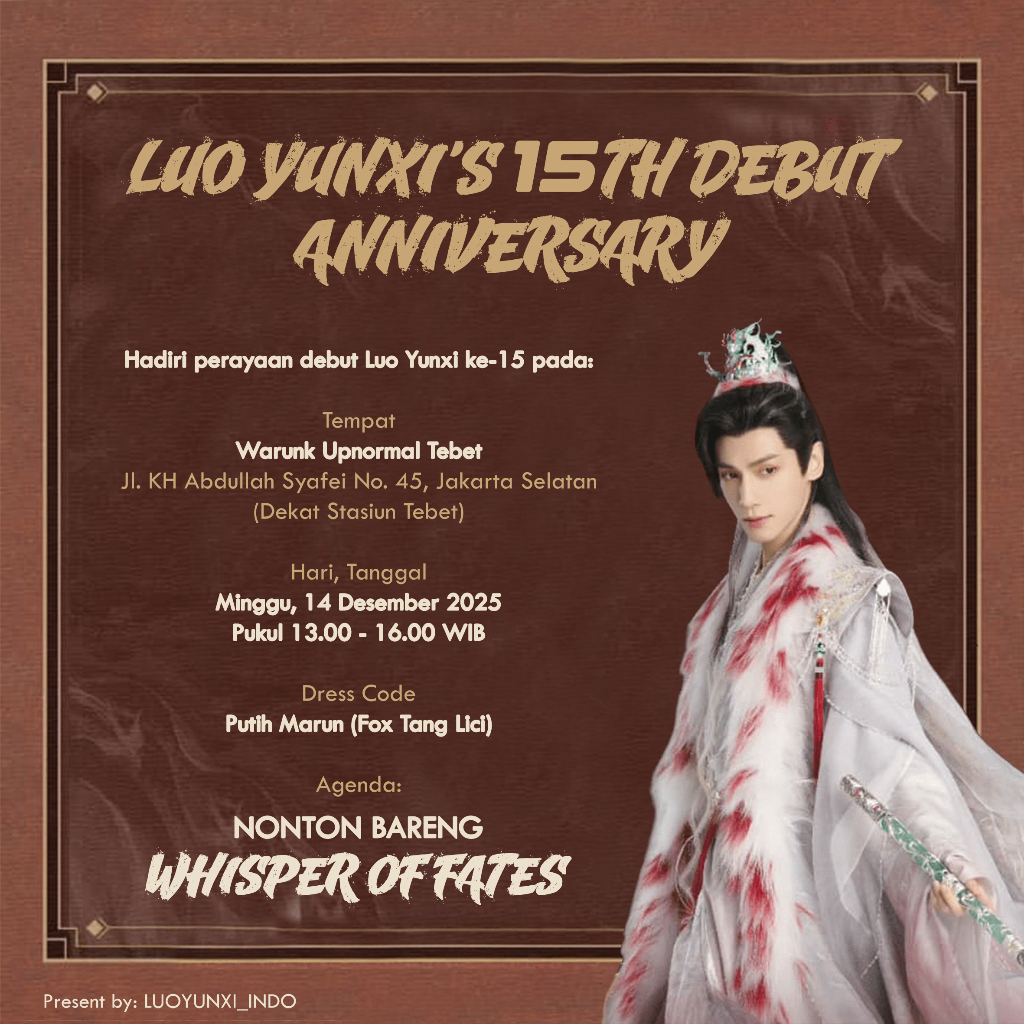 Jual Phone Strap Luo Yunxi 15 Debut Anniversary Merchandise Tang Lici ...