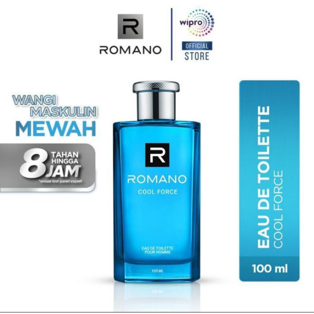 Jual Romano Cool Force 100ml Eau De Toilette Pour Home (Free Bubble ...