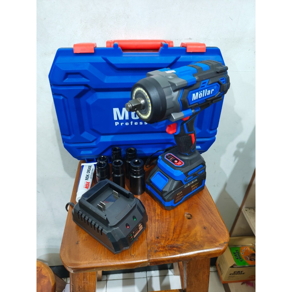 Jual GEN3 MOLLAR CIW20750 Cordless Impact Wrench HD - Alat buka baut ...