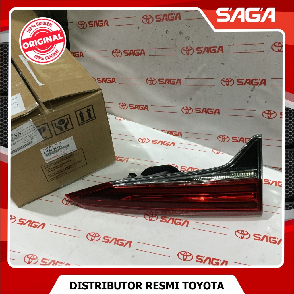 Jual SAGA | Lampu Mundur / Reflektor Bagasi Belakang Kiri Fortuner VRZ ...