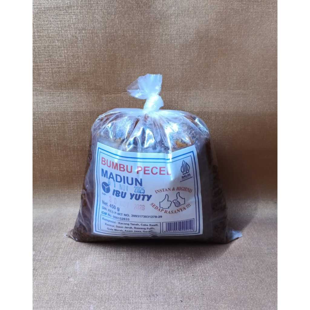 Jual Bumbu Pecel Madiun Ibu Yuty 450gr | Shopee Indonesia