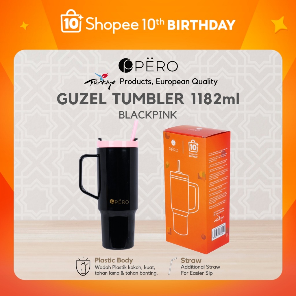 Jual [Shopee Special 10th Birthday] Pero Guzel Tumbler 1182ML with ...