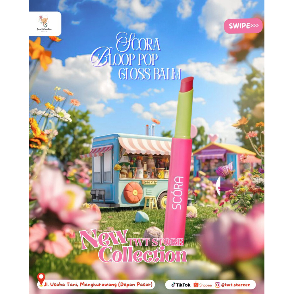 Jual SCORA BLOOP POP GLOSS BALM | Shopee Indonesia