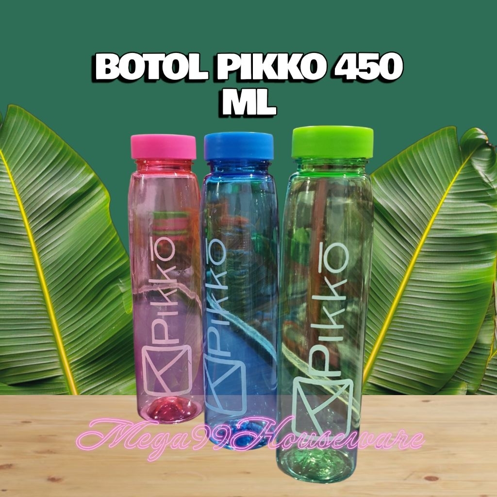 Jual BOTOL MINUM ATAU TEMPAT AIR PIKKO KAPASITAS 450 ML | Shopee Indonesia