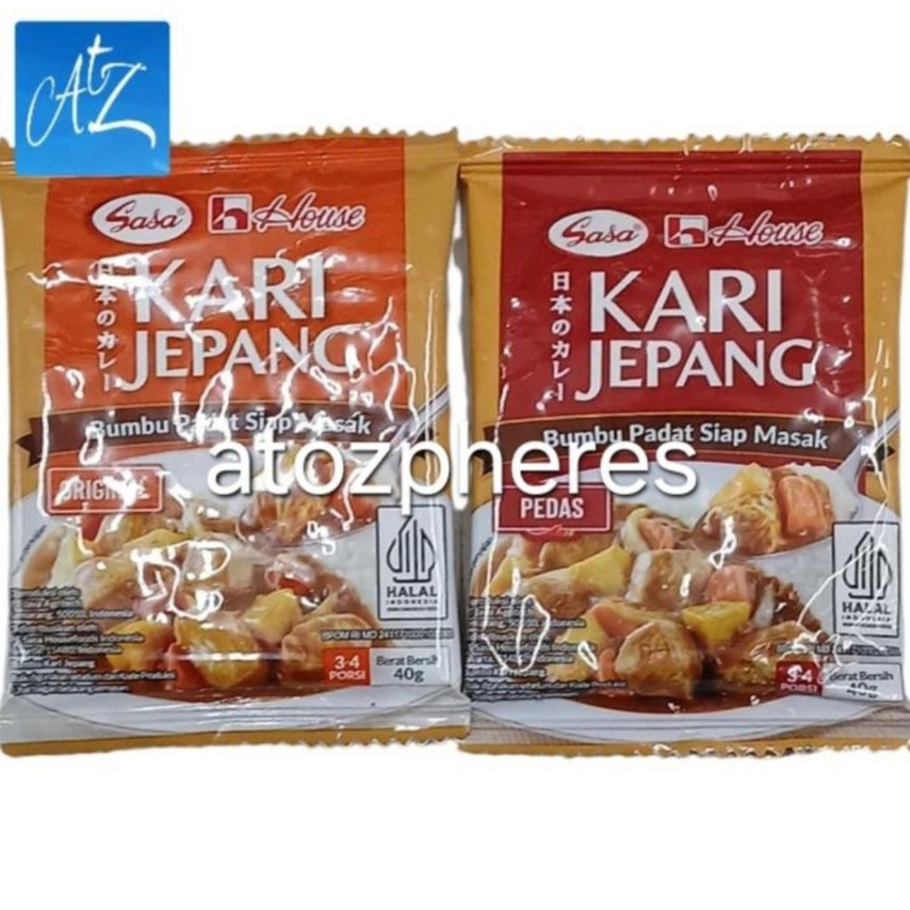 Jual Bumbu Kari Jepang Padat Siap Masak rasa asli pedas halal MUI Sasa ...