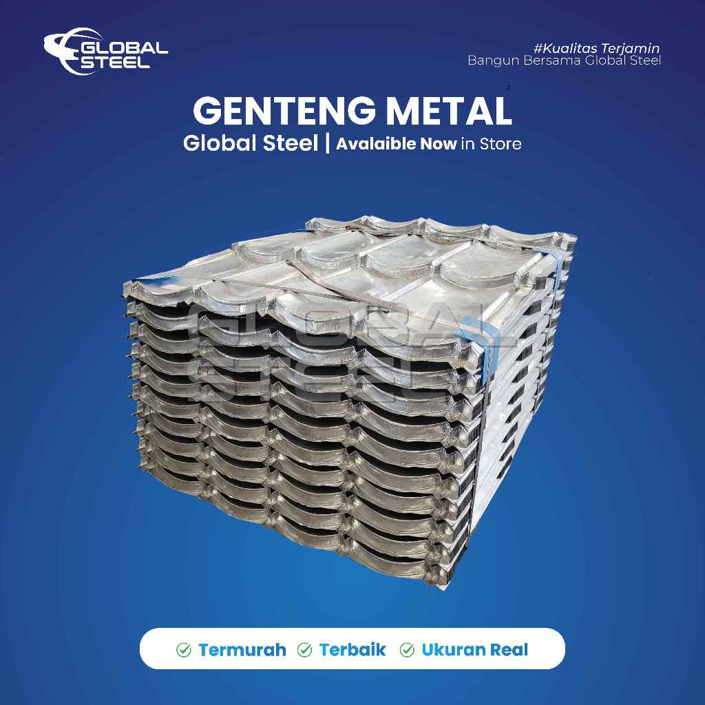 Jual Genteng Metal / Genteng Pasir Merah / Genteng Pasir Hitam | Shopee ...