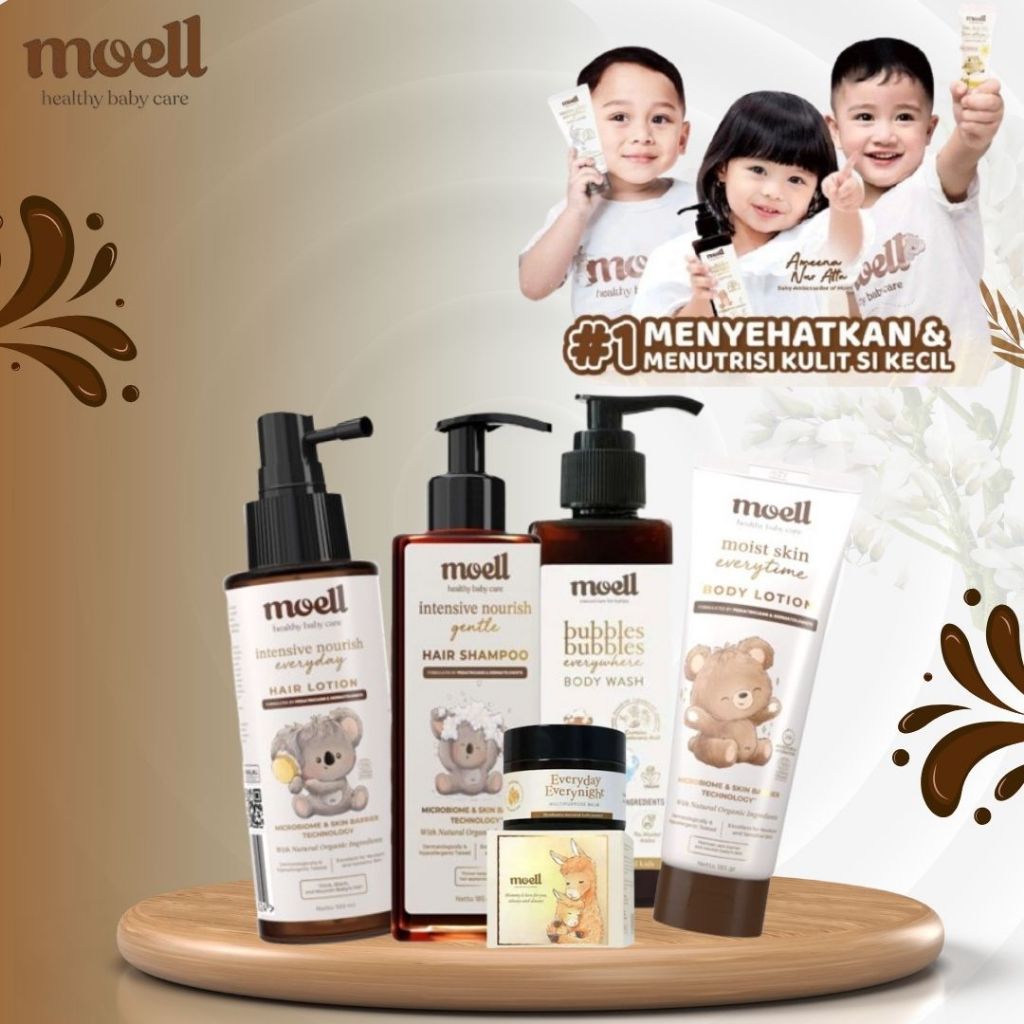 Jual MOELL Bubbles Bubbles Everywhere Shampoo || Body Wash || Moist ...