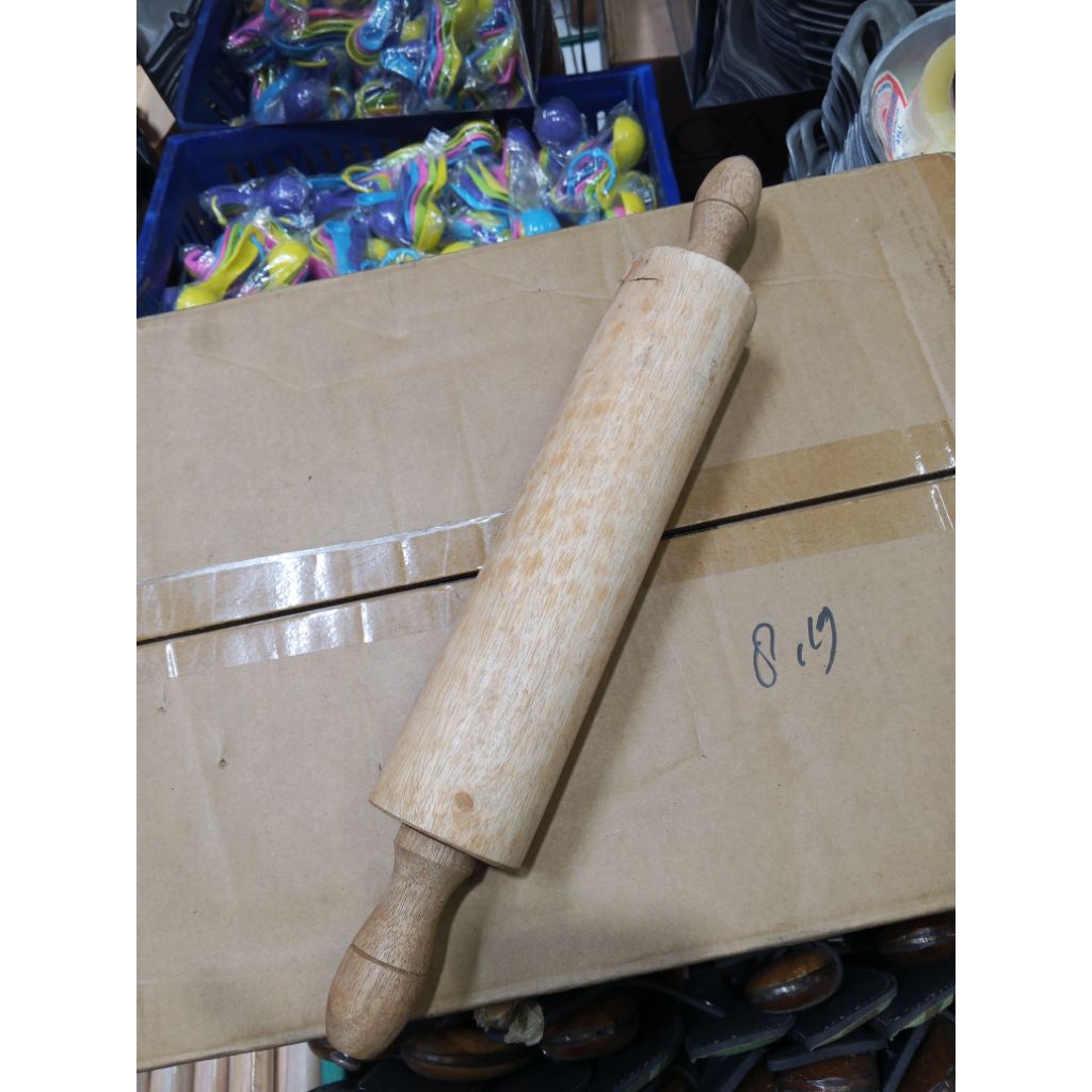 Jual rolling pin kayu pinus muter/rolling kayu pinus muter | Shopee ...