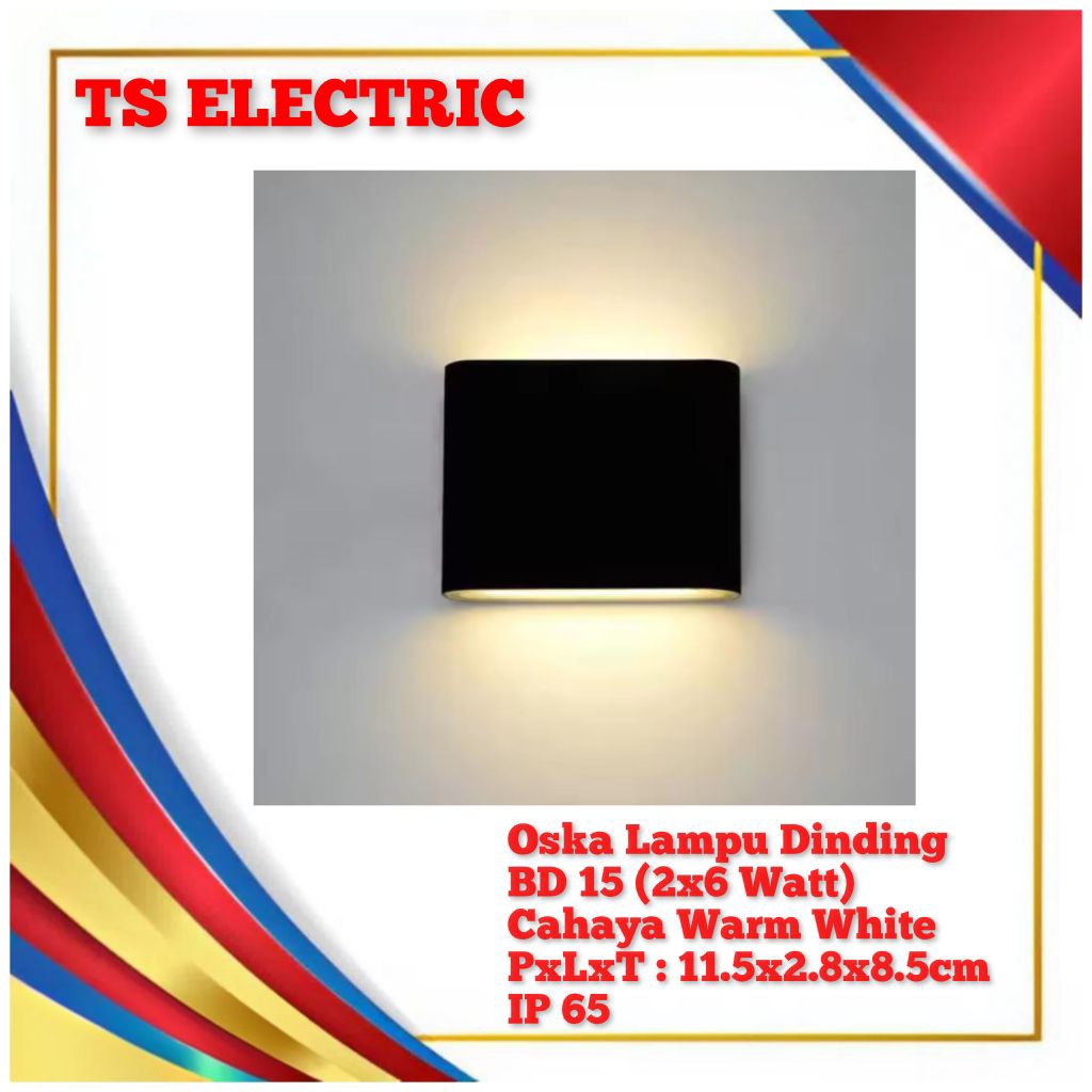 Jual Lampu Dinding LED / Wall Light Minimalis 2x6 Watt / Lampu Hias ...