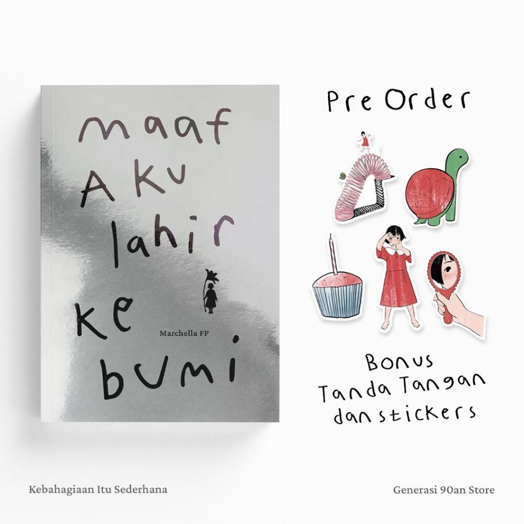 Jual [Pre-Order] Buku Soft Cover Maaf Aku Lahir Ke Bumi Karya Marchella ...