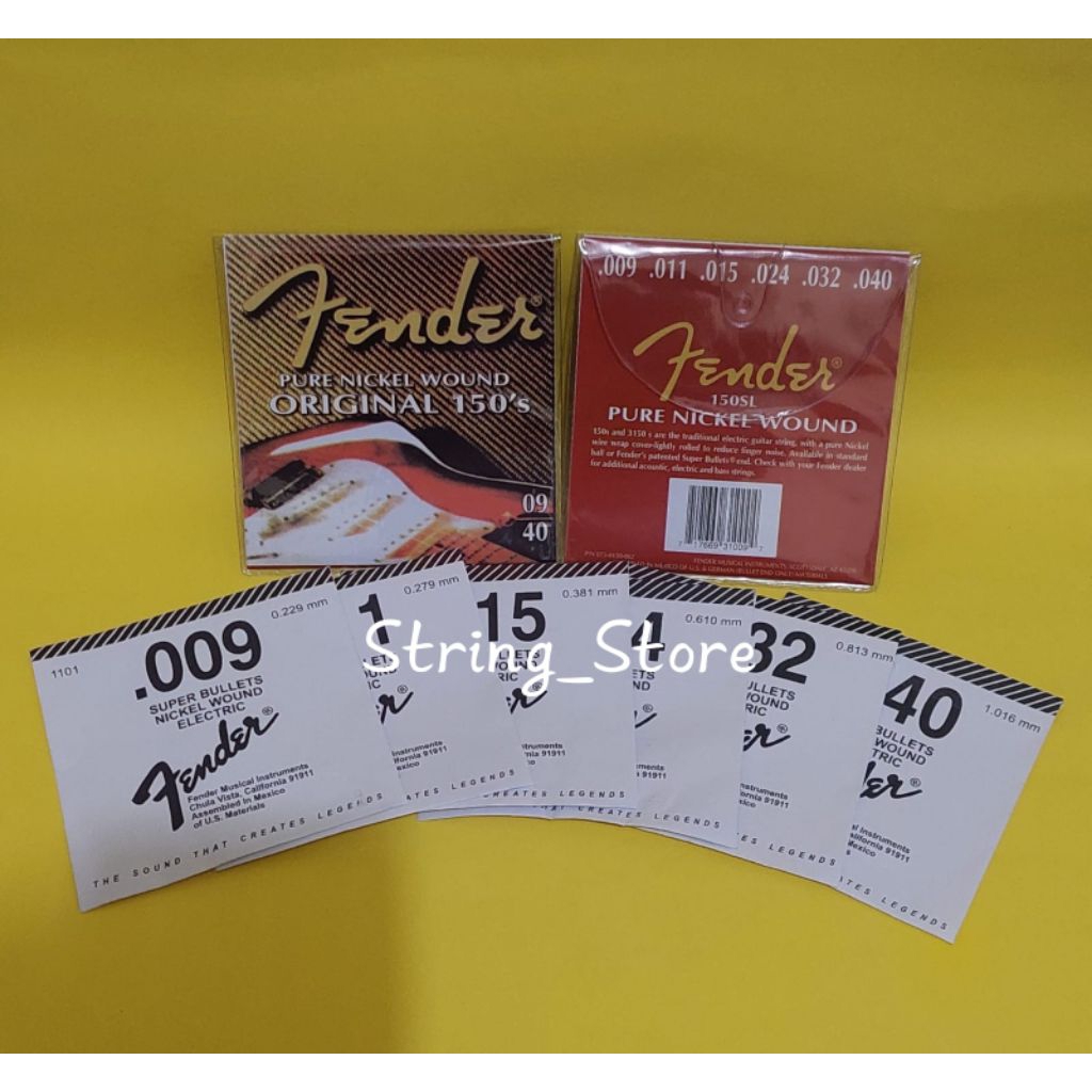 Jual Senar Gitar Fender Electrik 009 - Senar Gitar Fender Pure Nickel ...