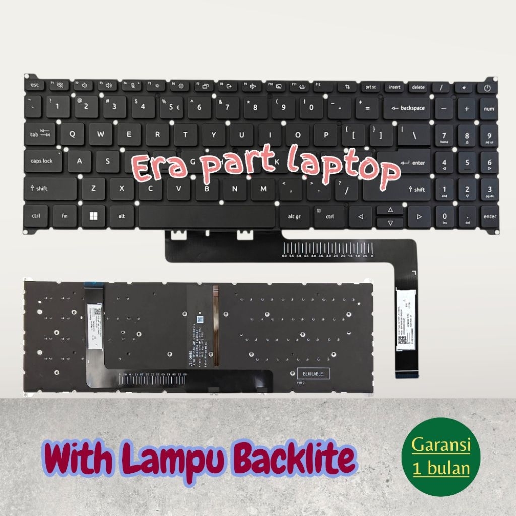 Jual Keyboard Acer Aspire 3 15 A315-510P,Aspire 5 15 A515-48,Aspire 7 ...