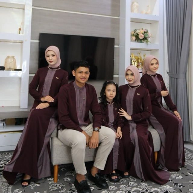 Jual Sarimbit Habsoh Original By Zai Muslim Wear | Sarimbit Lebaran ...