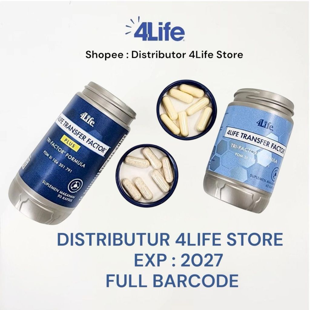 Jual 4Life 100%Asli Transfer Factor Plus Formula - Tri Factor Formula ...
