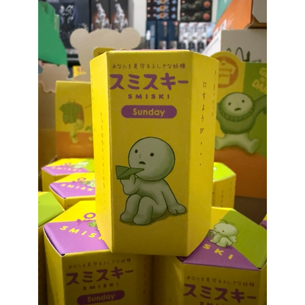 Jual Smiski Sunday Series Blind Box Glow in the Dark | Shopee Indonesia