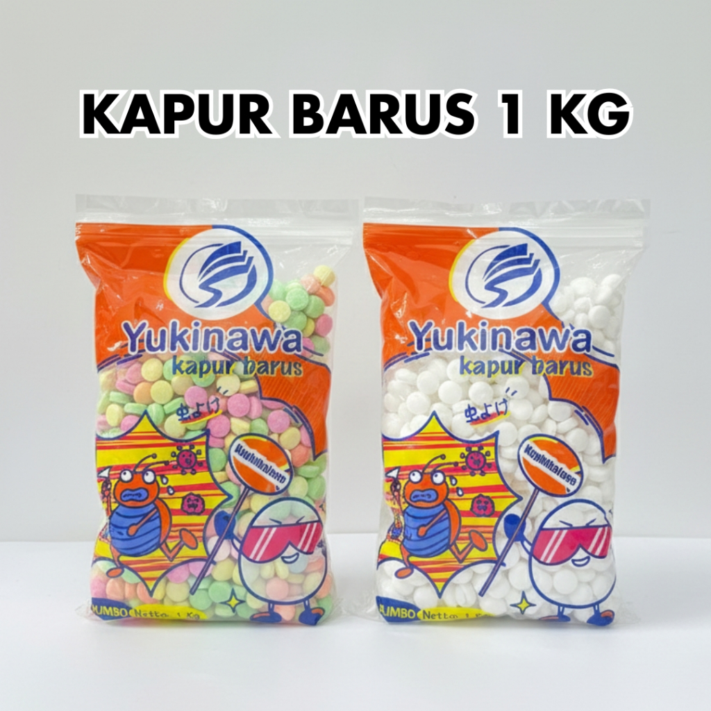 Jual TERLARIS! Yukinawa Kapur Barus 1 KG PENGUSIR Serangga Lemari Baju Toilet | Pengharum Anti ...