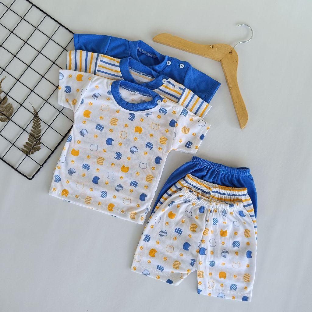 Jual Sima Baby - Termurah [Isi 3pcs] Stelan Baju Bayi Stelan Kaos ...