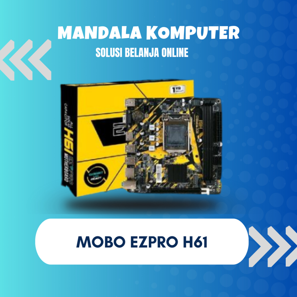 Jual Motherboard Ezpro H61 LGA 1155 | Shopee Indonesia