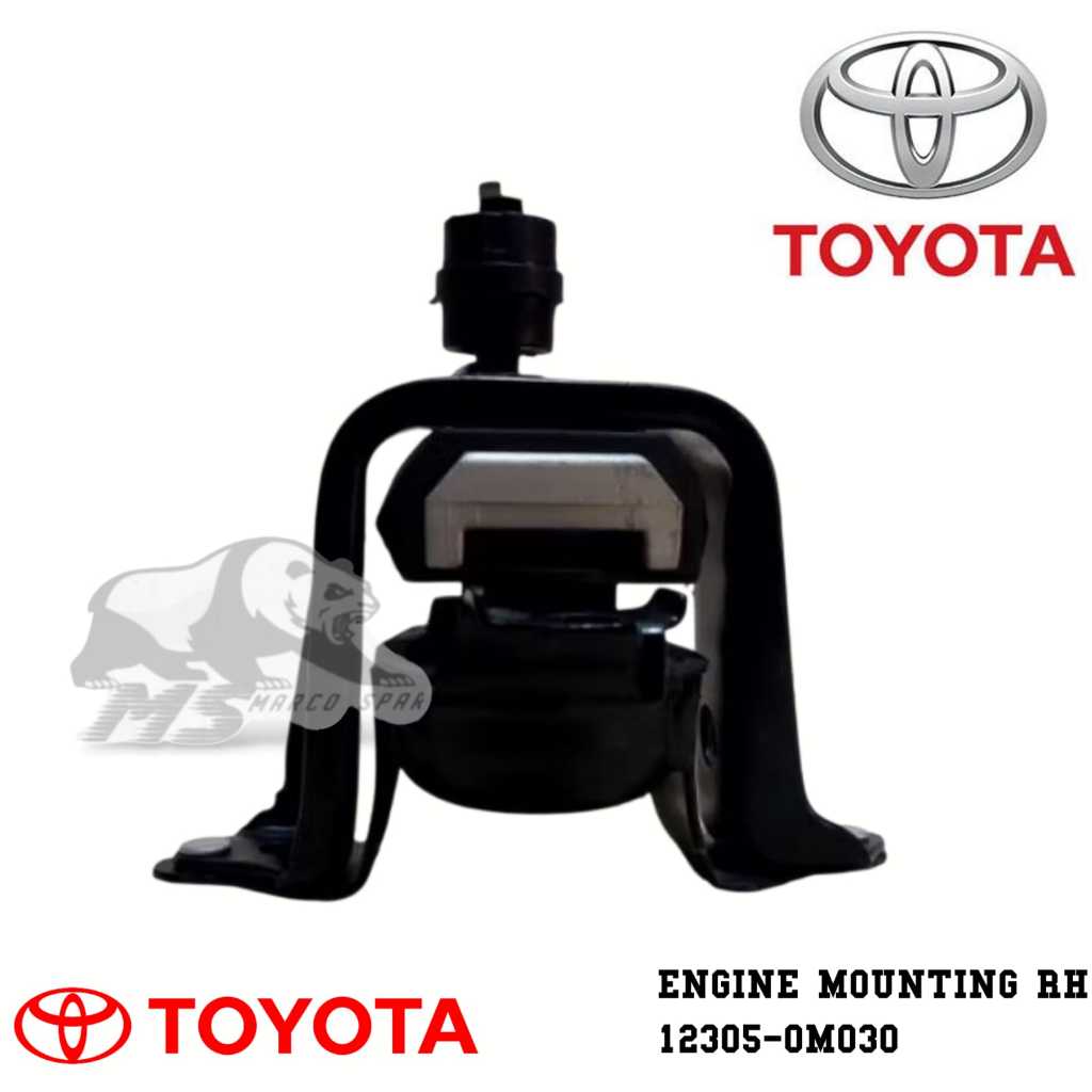 Jual engine mounting rh karet dudukan mesin kanan Vios old 2003-2006 ...