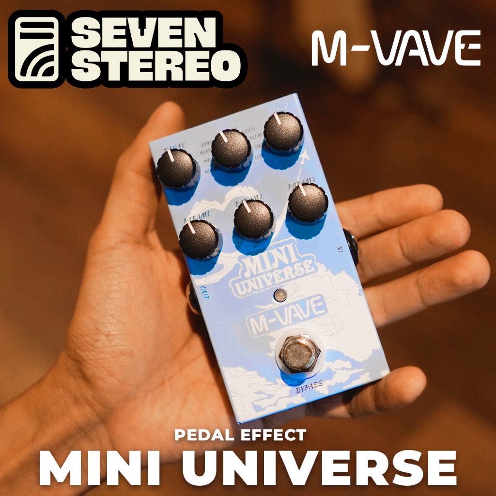 Jual M-VAVE Mini Universe Pedal Efek Gitar Reverb Digital 9 Mode MINI ...