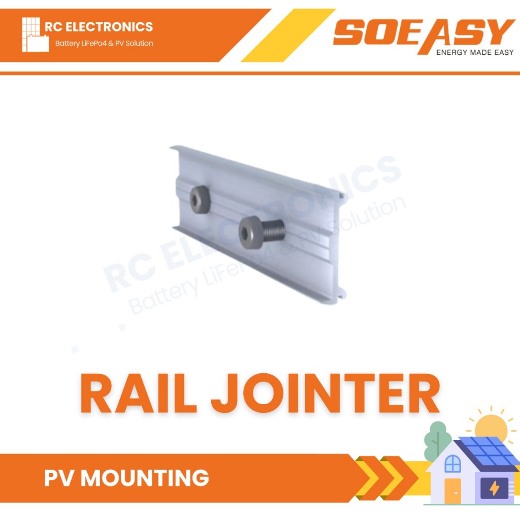 Jual Mounting Solar Panel Rail Jointer 150 kit SOEASY | Shopee Indonesia