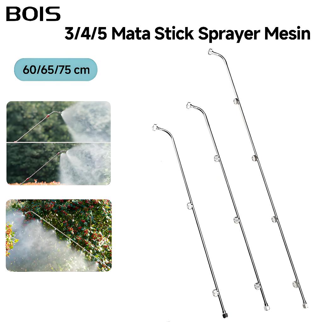 Jual BOIS 3 Mata/4 Mata/5 Mata Stik Sprayer Elektrik 60/65/75 cm Nozel ...
