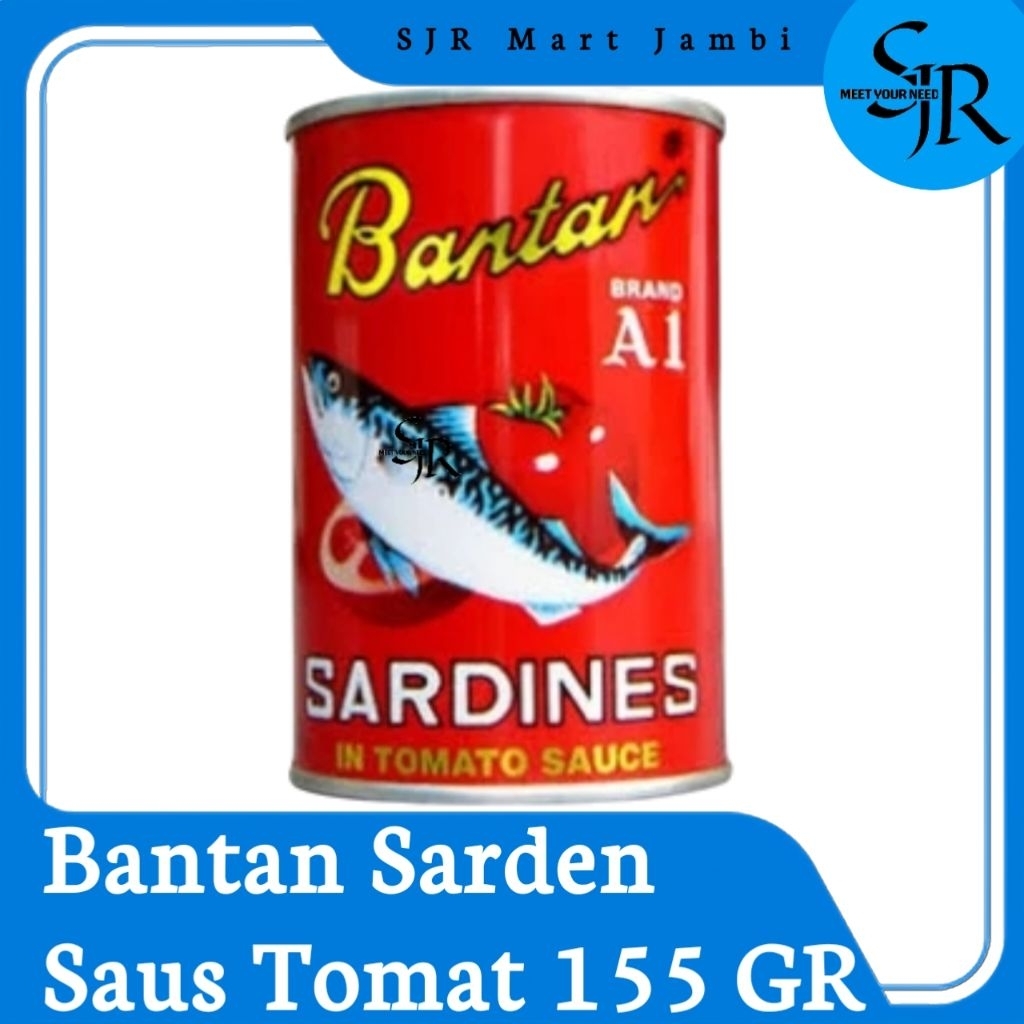 Jual [Makanan Kaleng] Bantan sarden Tomato Sauce | Kemasan Kaleng 155g ...