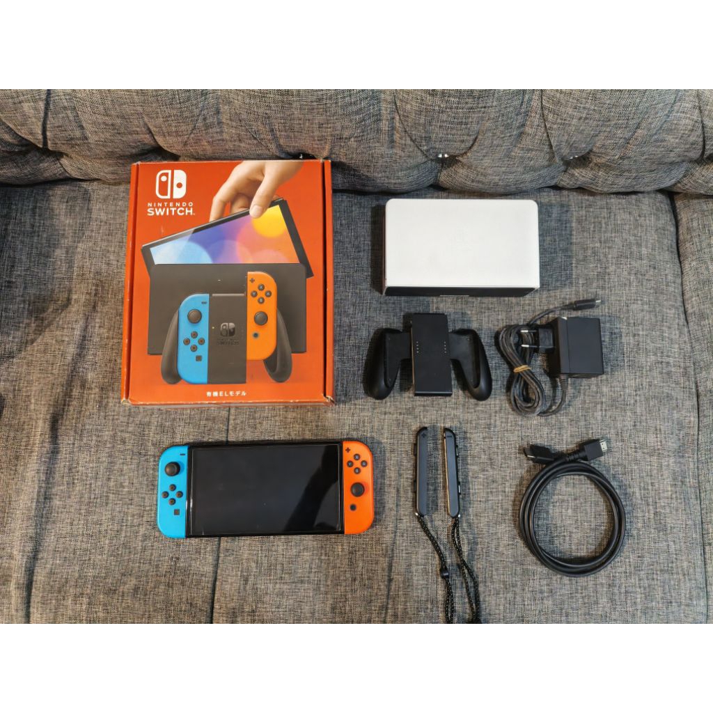 Jual Nintendo Switch OLED OFW Fullset Second | Shopee Indonesia