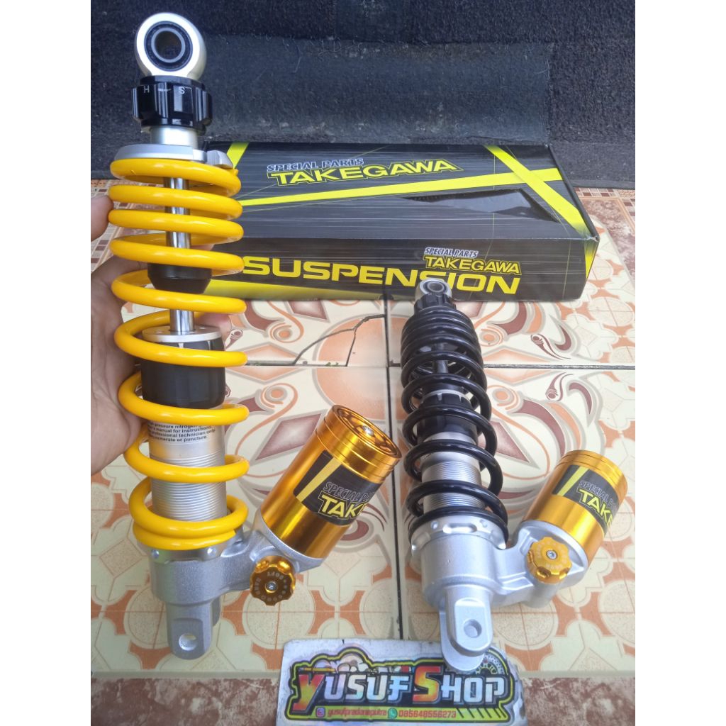 Jual shock original Takegawa click uk 310mm Mio beat scoopy vario ...