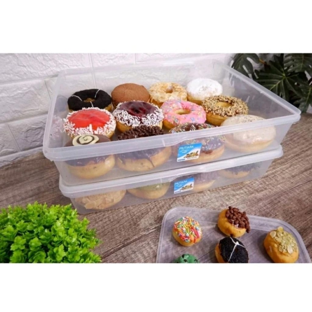Jual Kotak Donat Plastik 5500mil / Tempat Donat Plastik Merk KMP ...