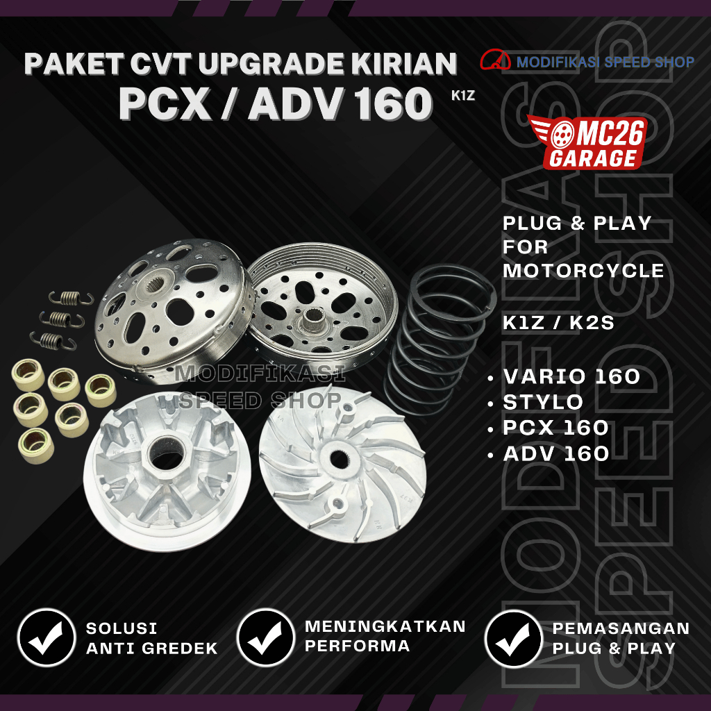 Jual PAKET UPGRADE CVT HONDA PCX 160 ADV 160 | Shopee Indonesia