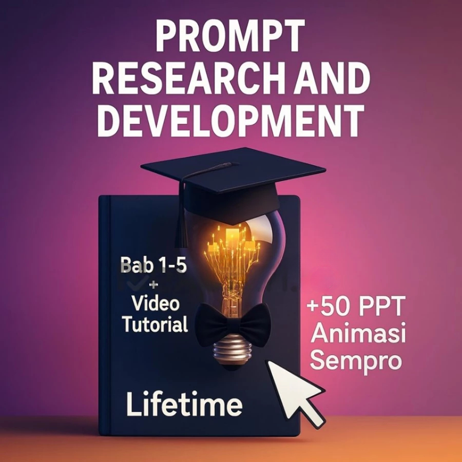 Jual Prompt Research and Development (R&D) Bab 1–5 + Video Tutorial ...