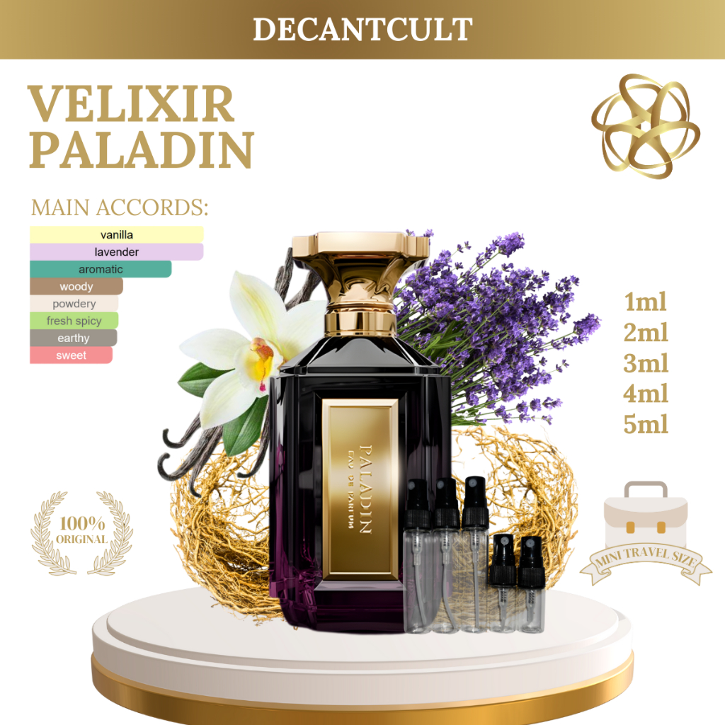 Jual DECANT Parfum Velixir Paladin EDP Lokal Like Born In Roma Intense ...