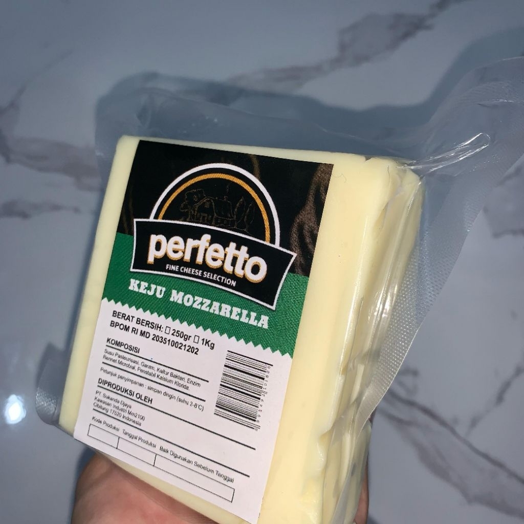 Jual 250 gr MOZZARELLA PERFETTO CHEESE BACA DESKRIPSI - KEJU MOZZARELLA ...