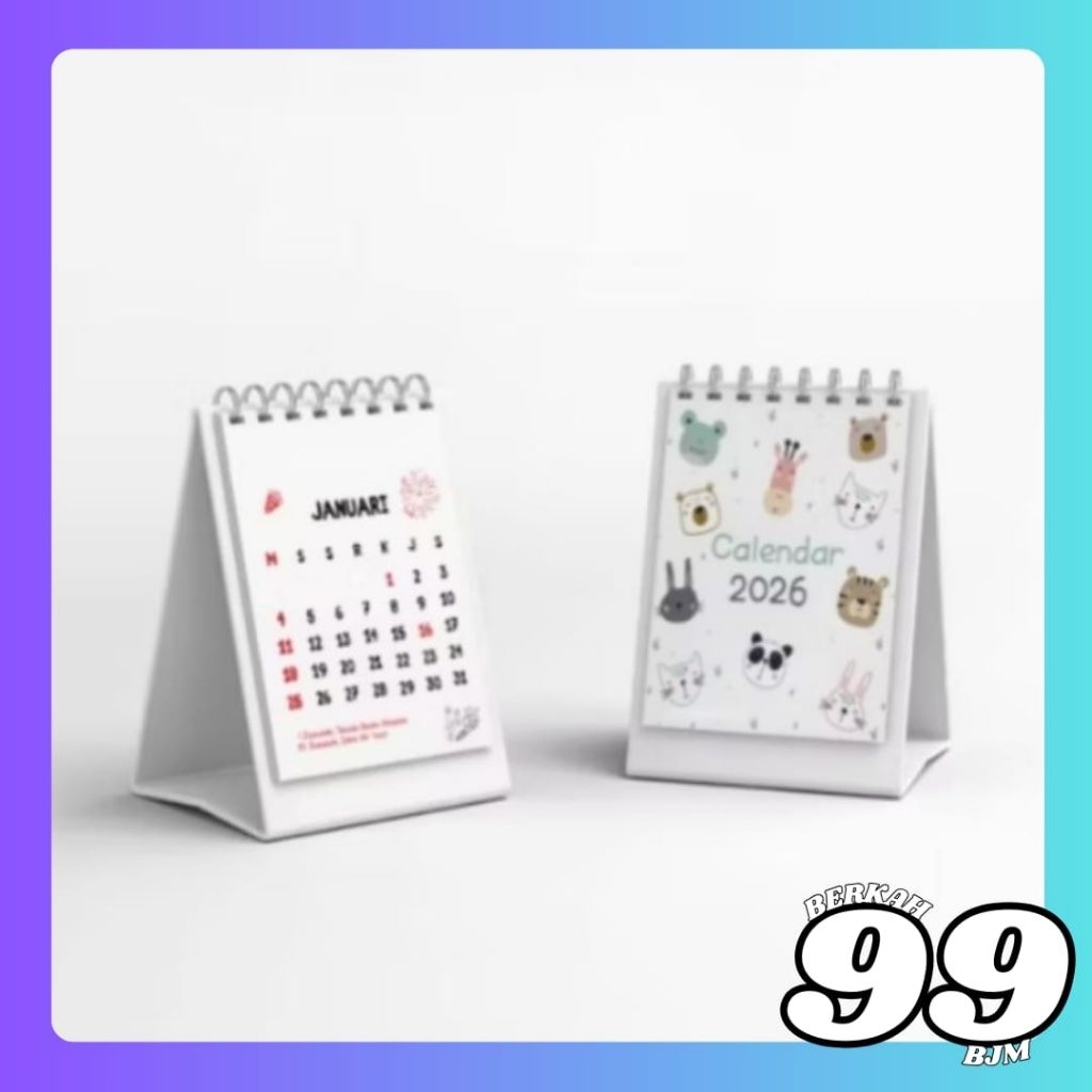 Jual Kalender Meja Mini 2026 / Kalender 2026 | Shopee Indonesia
