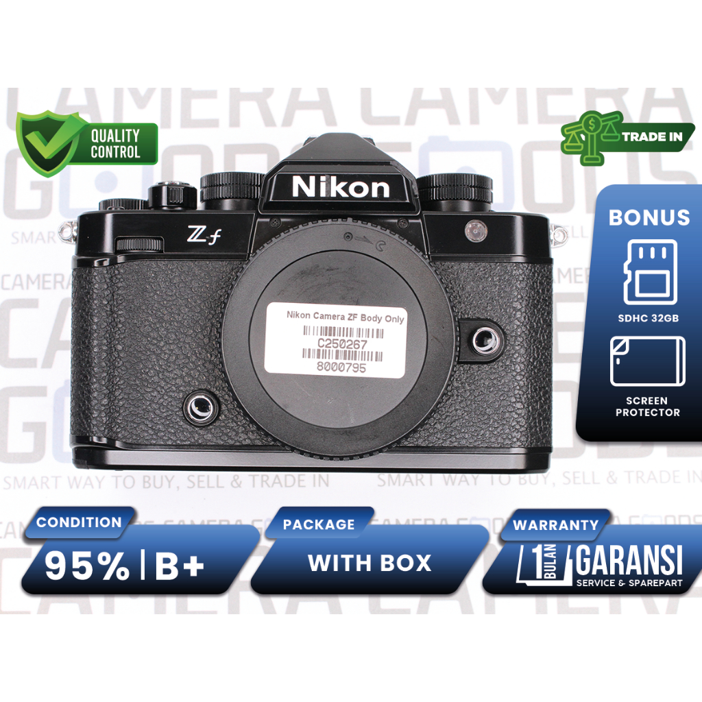 Jual Kamera Nikon ZF Mirrorless Full Frame Body Only Second Bekas Grade ...